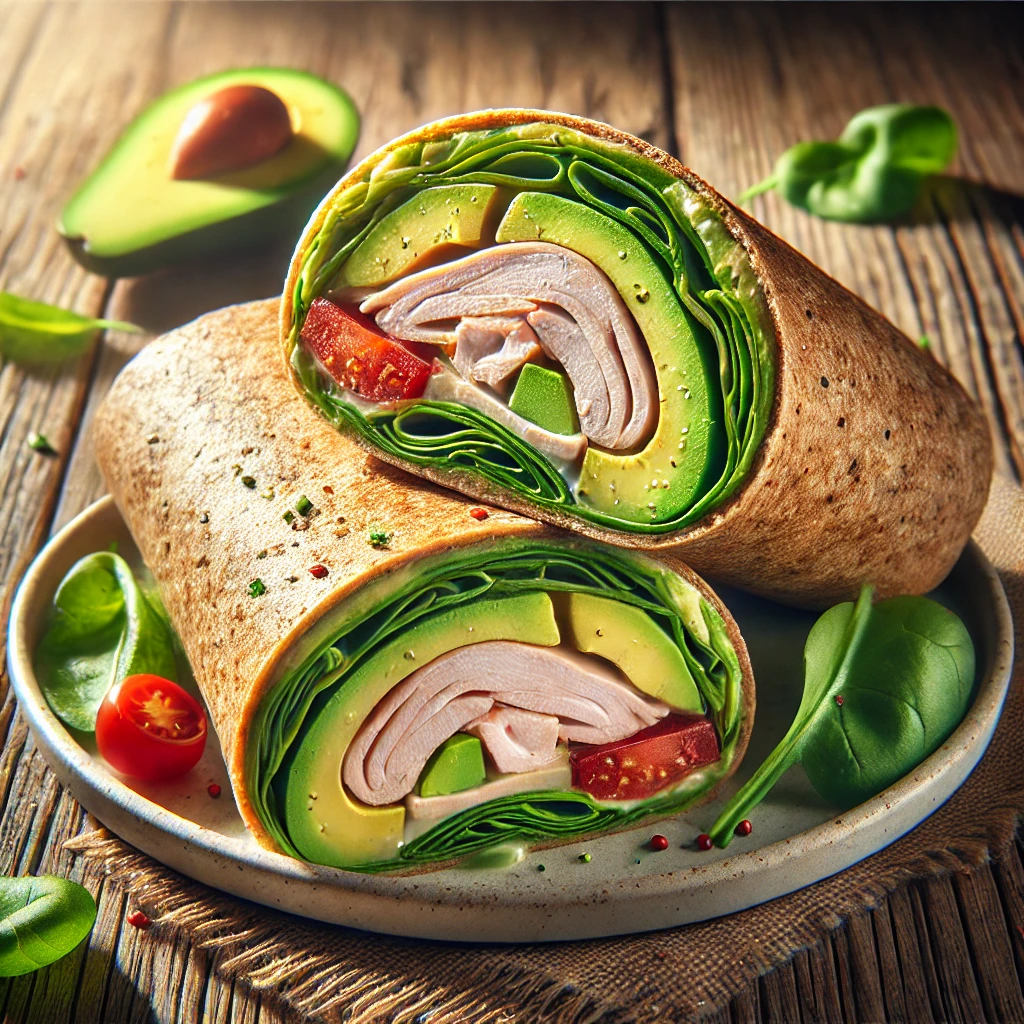Turkey and Avocado Wrap